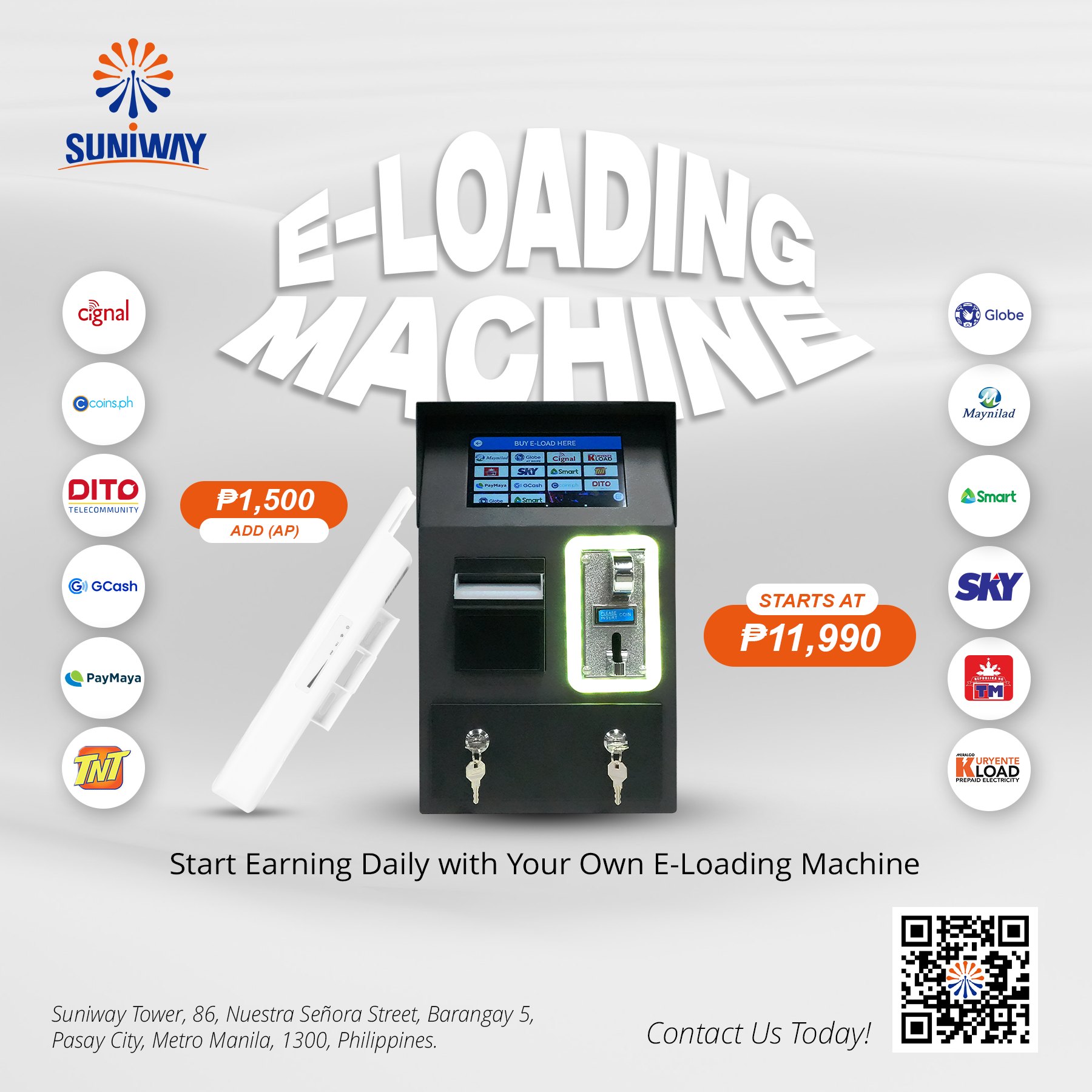 Piso wifi-7 inch touch screen + motherboard + case | SUNIWAY